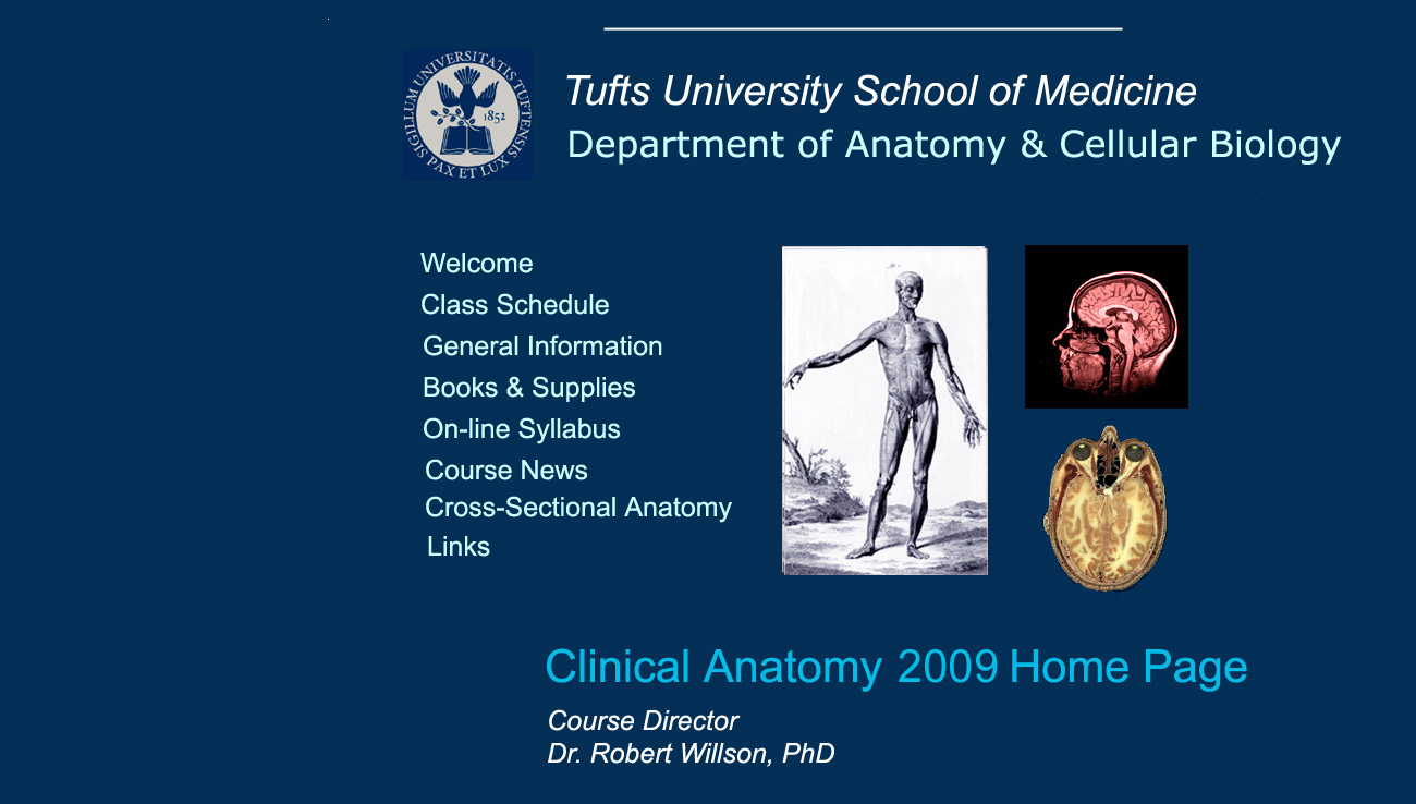 Tufts University Clinical Anatomy 2001 Home Page